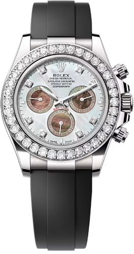 Shop Rolex Cosmograph Daytona 40mm White MOP Dial - 126589RBR