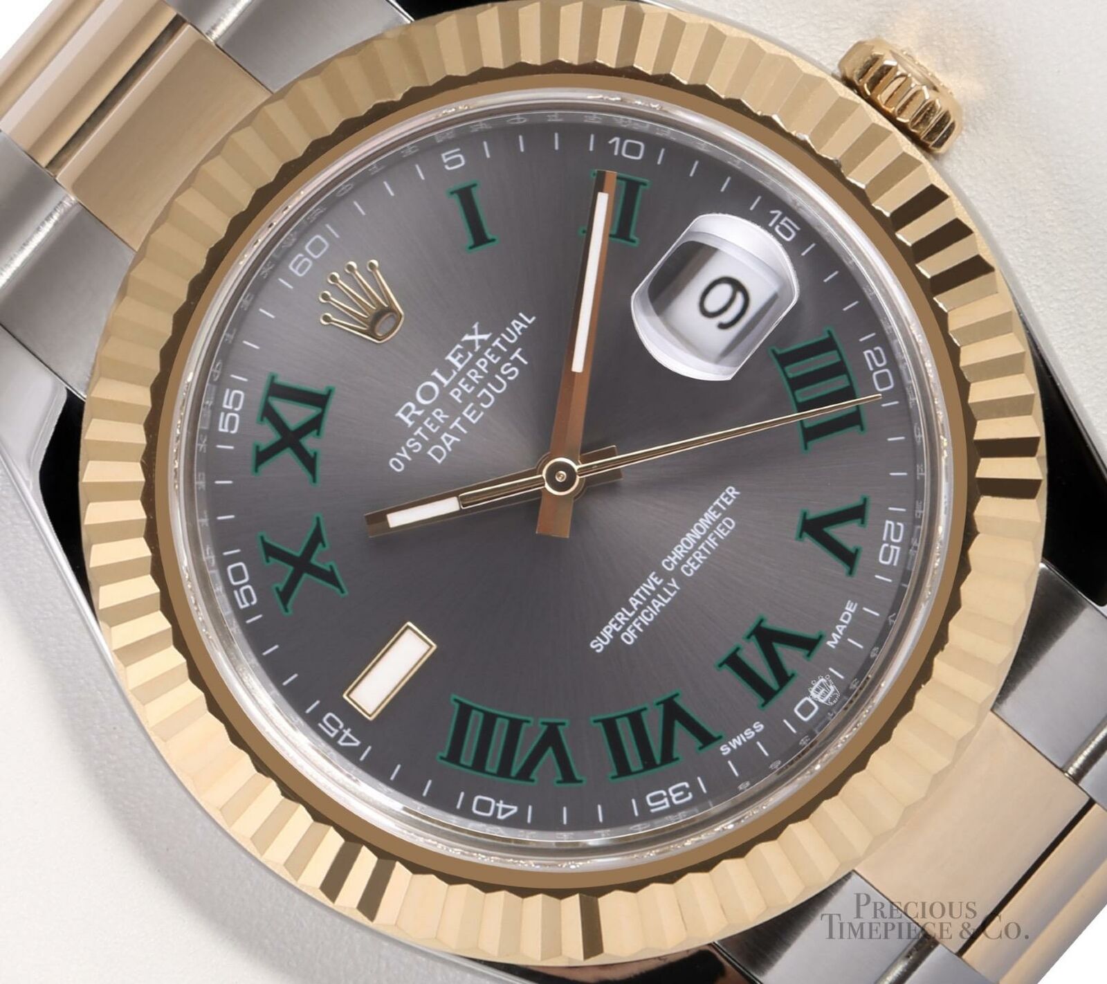 Shop Rolex Datejust II 41mm Oyster 116333 Two Tone Watch